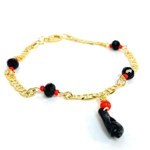 Womens Azabache Bracelet / Womens Jewelry / Azabache Bracelet - Etsy