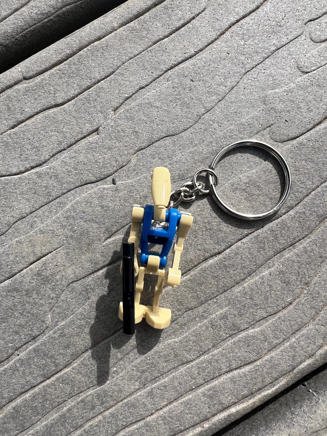 Star Wars Roger Roger Battle Droid Keychain Mini Figure Lego Style - Etsy