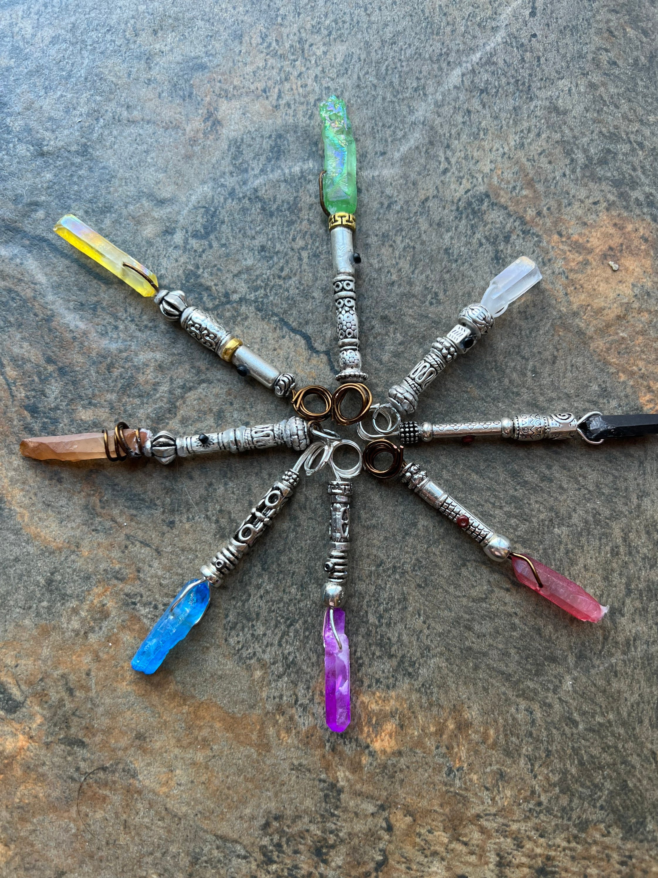 Mini Lightsaber Pendant With Kyber Crystal Blade, One-of-a-kind and ...