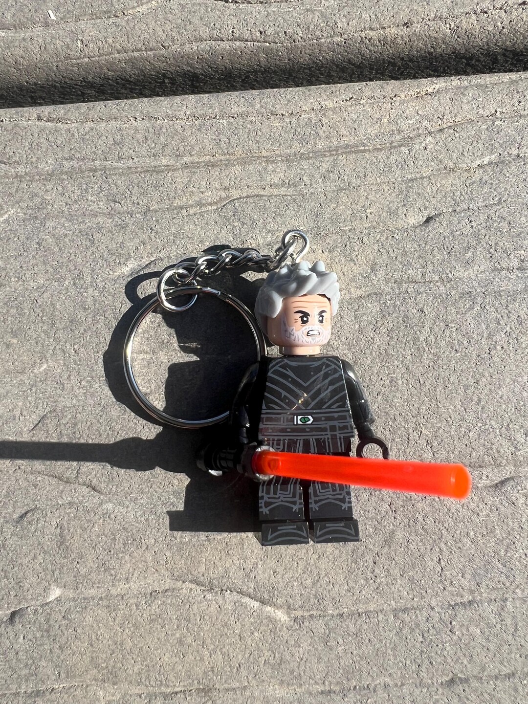 Star Wars Baylan Skoll Keychain Mini Figure Lego Style - Etsy
