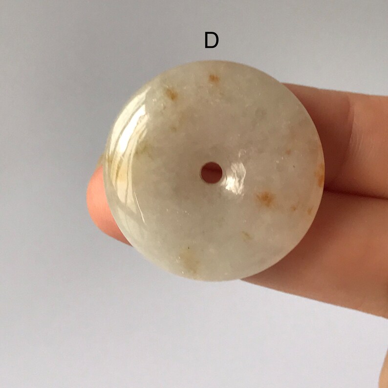 Jadeite Donut Pendants Natural Myanmar A Jadeite Donuts Jade Coins Jade ...