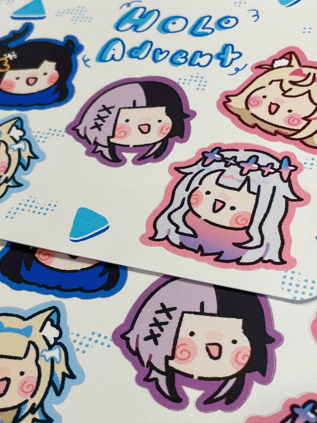 Holoadvent Matte Sticker Sheet | Water Resistant - Etsy