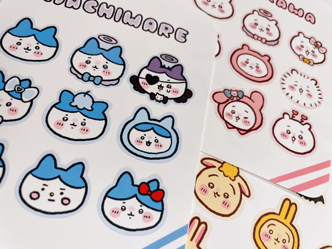 Chiikawa Sticker Sheet | Matte Sticker Sheet - Etsy