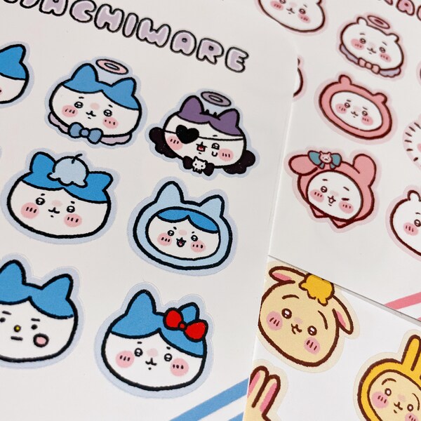 Chiikawa Sticker Sheet - Etsy