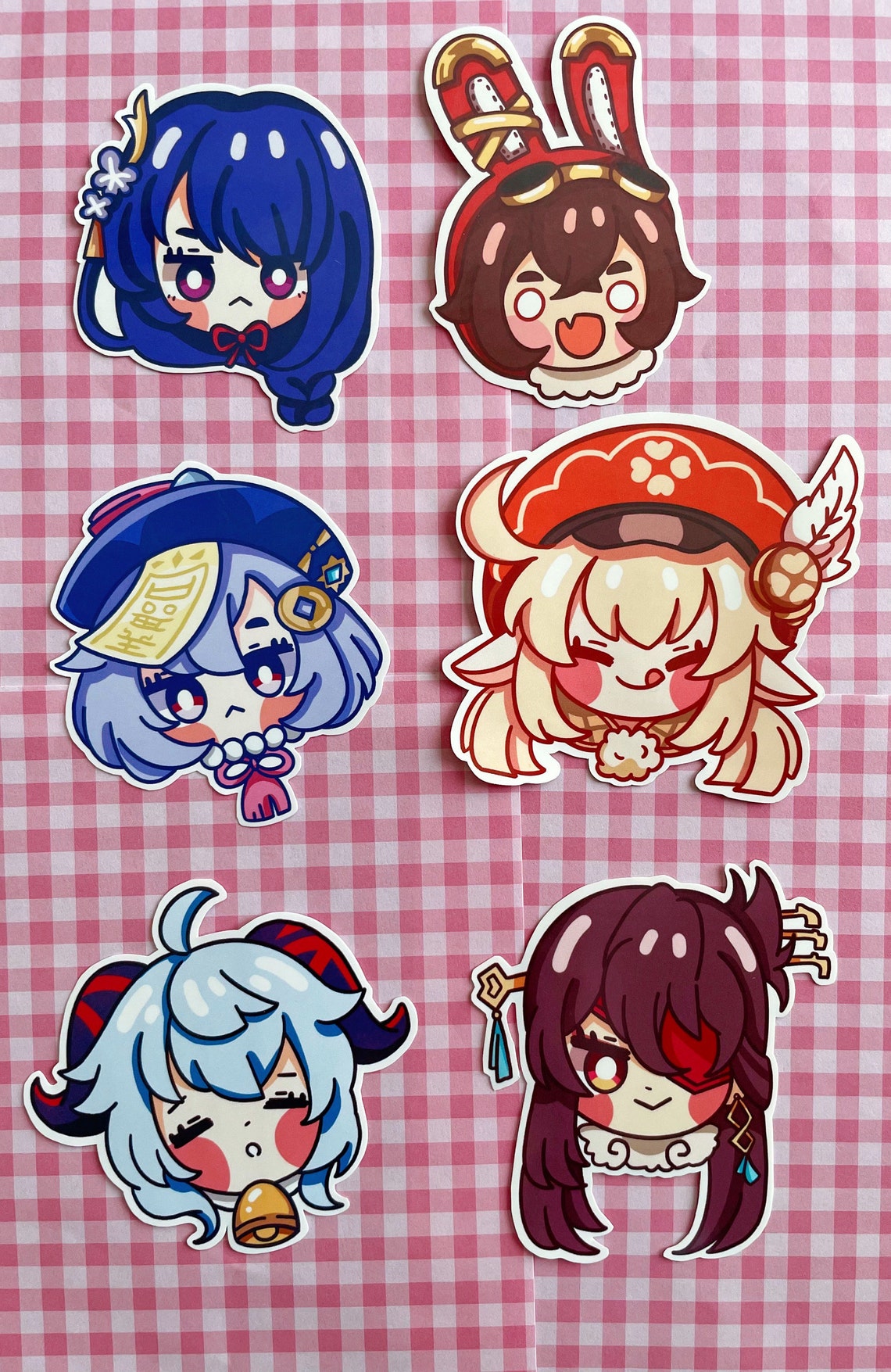 Genshin Impact Stickers Genshin Impact Sticker Set | Etsy België