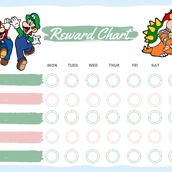 Reward Chart - Etsy