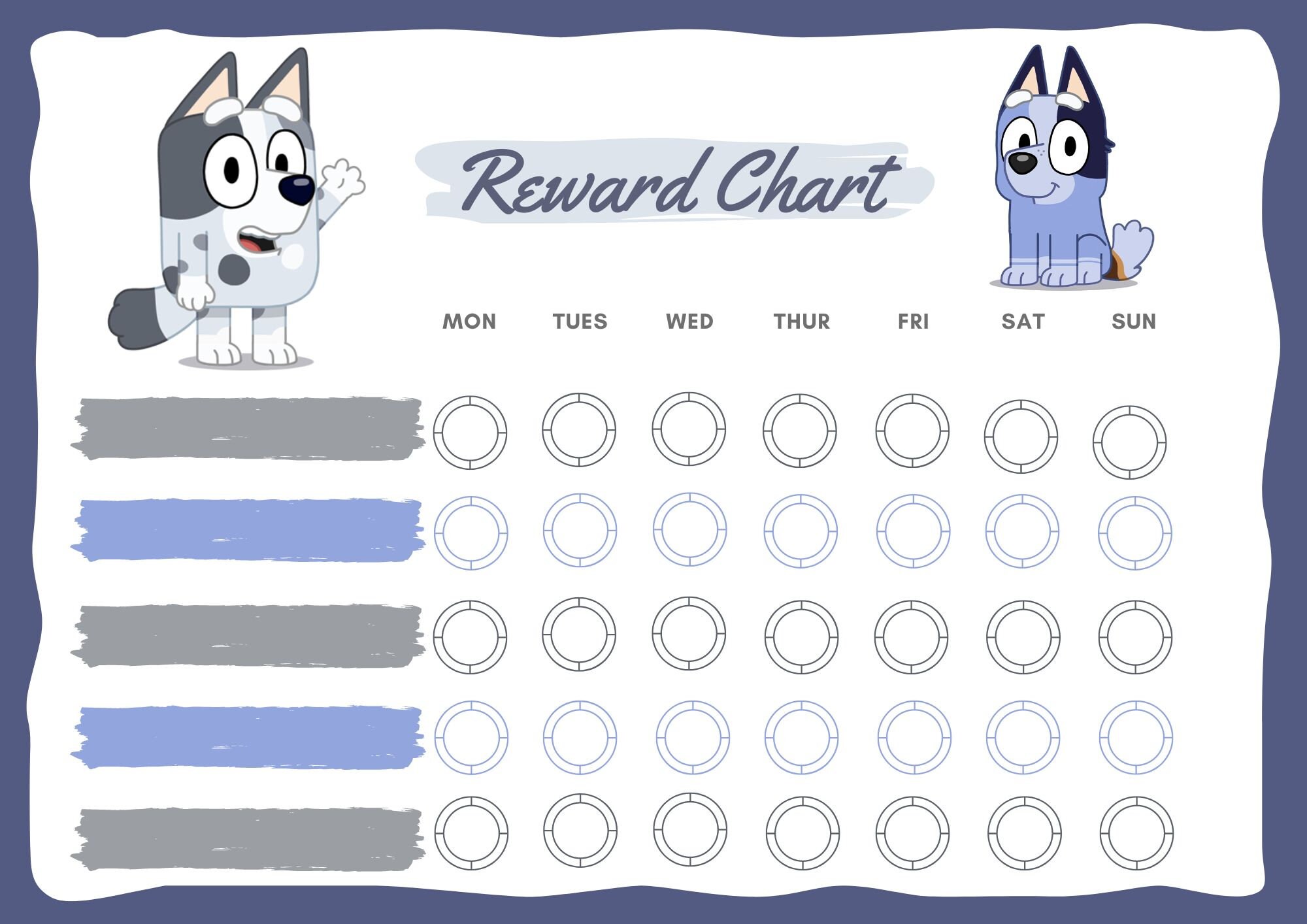 Healer Girls Reward Chart - Etsy