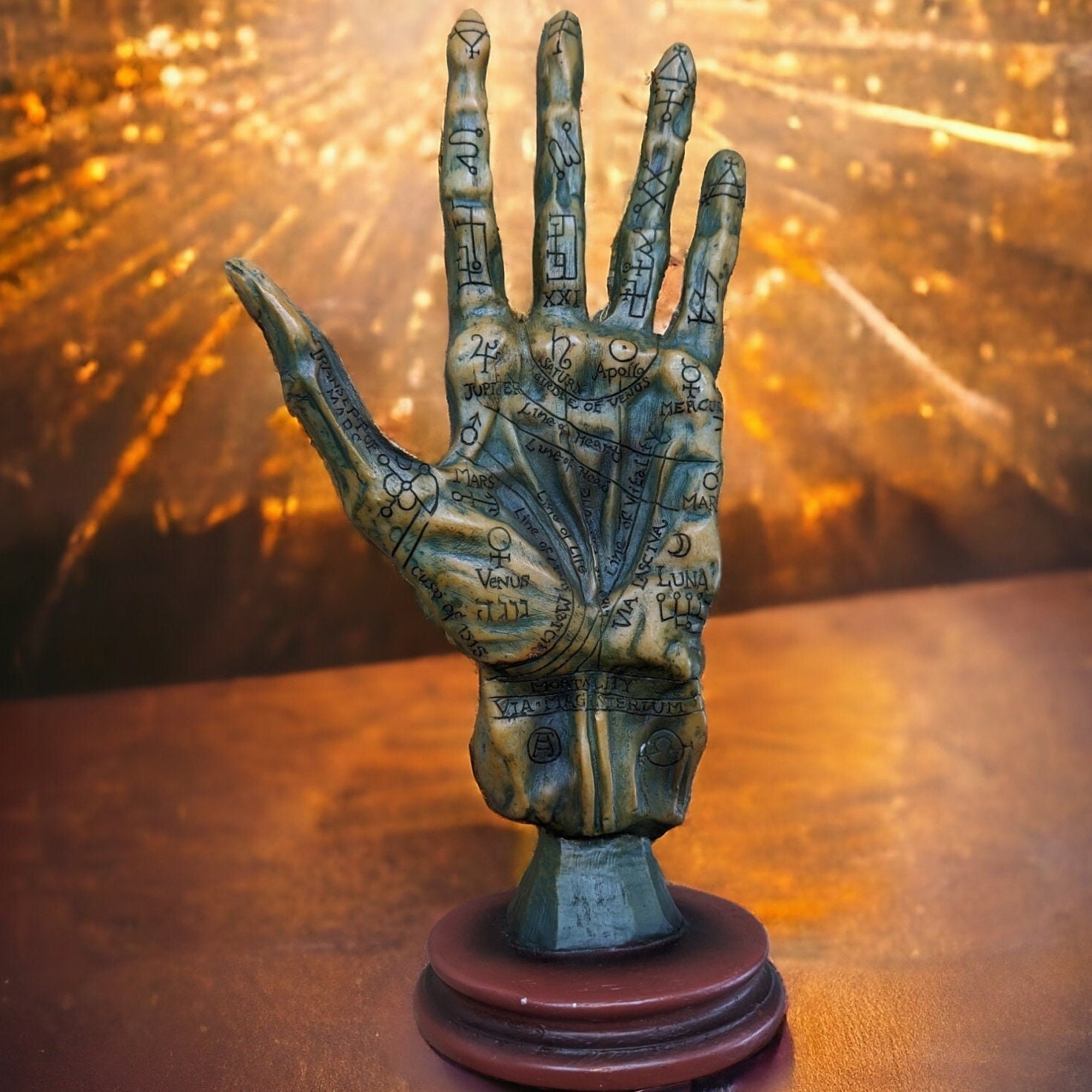 Palmistry Knowledge/gypsy/fortune Telling/witchy Hand - Etsy