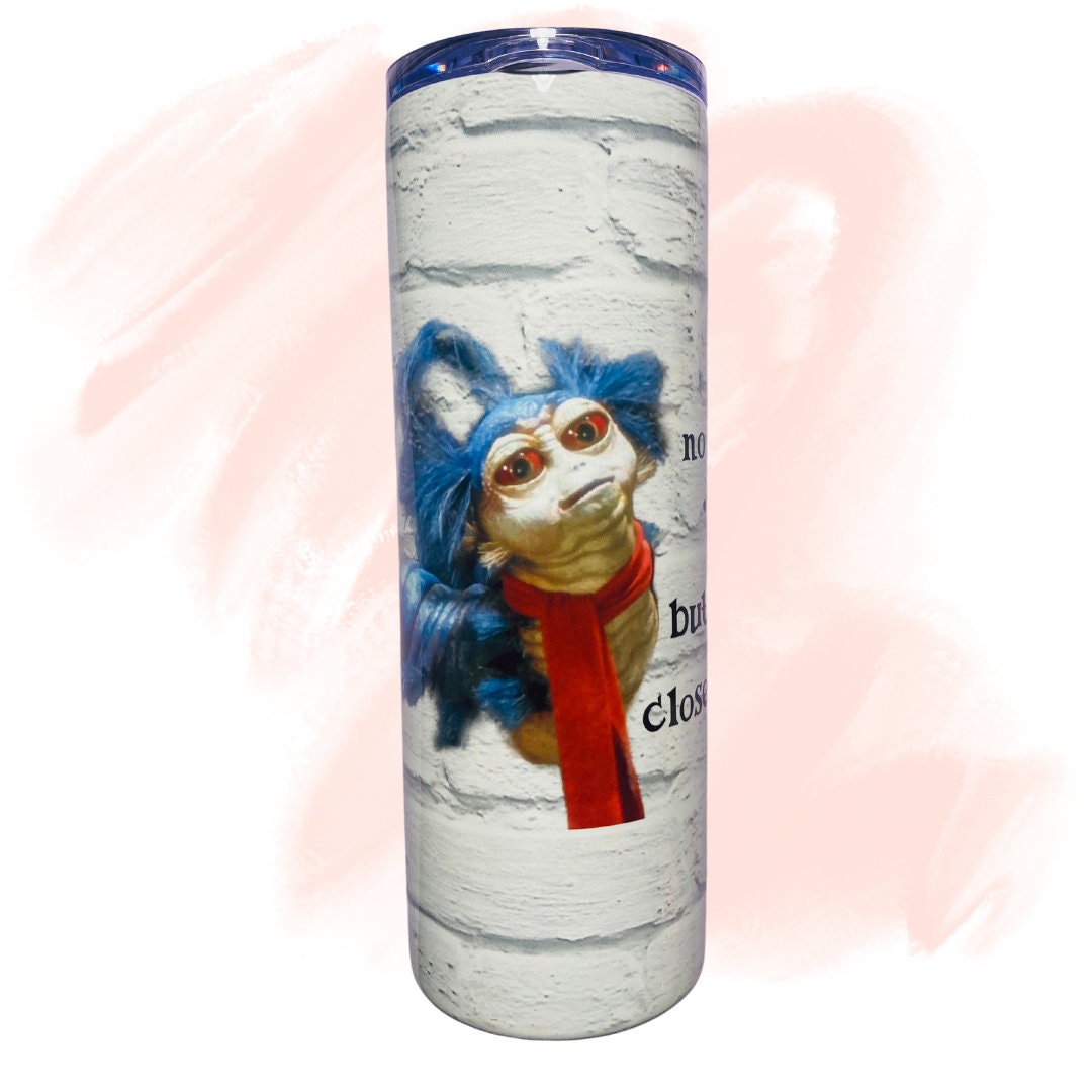 Labyrinth Worm Tumbler 20oz Sublimation Skinny Straight 20oz Cup Water ...