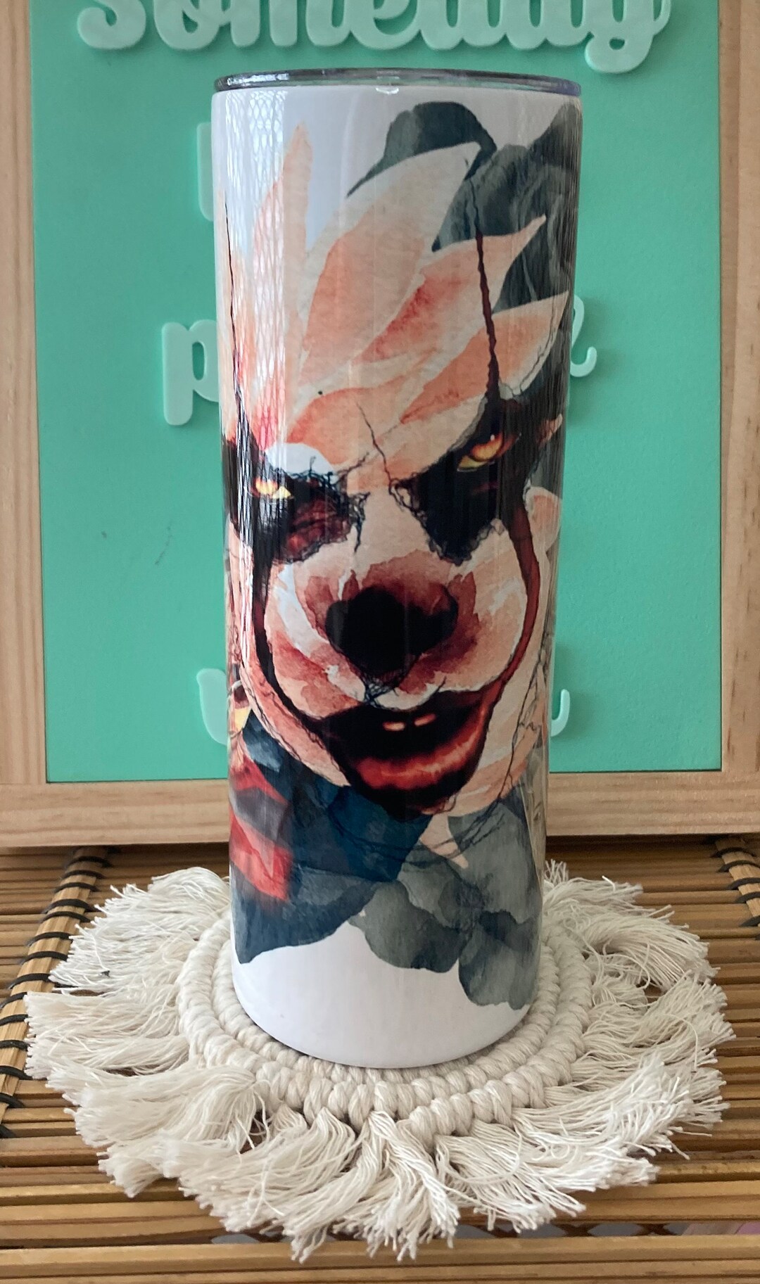 Pennywise Tumbler 20oz Sublimation Skinny Straight 20oz Cup Water ...