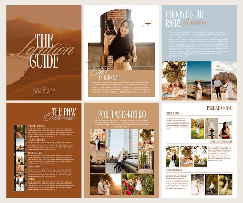 Location Guide Canva Template for Photographers | Fully Customizable ...