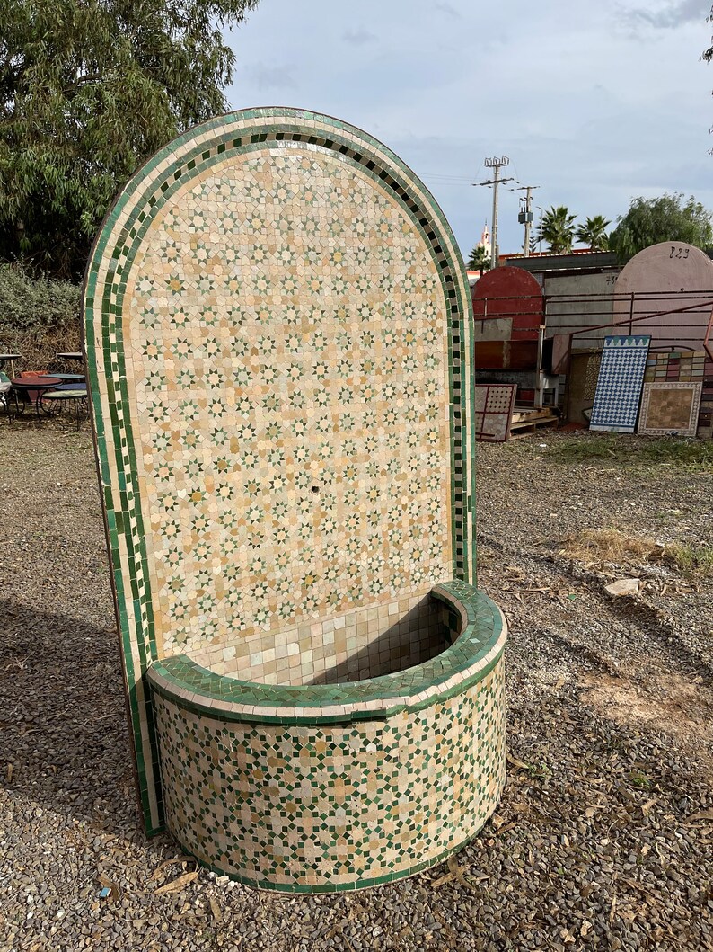 Moroccan Berber Ceramic Handcraft Wall Fountain Classic - Etsy