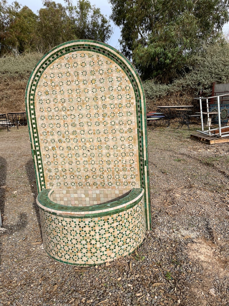Moroccan Berber Ceramic Handcraft Wall Fountain Classic - Etsy