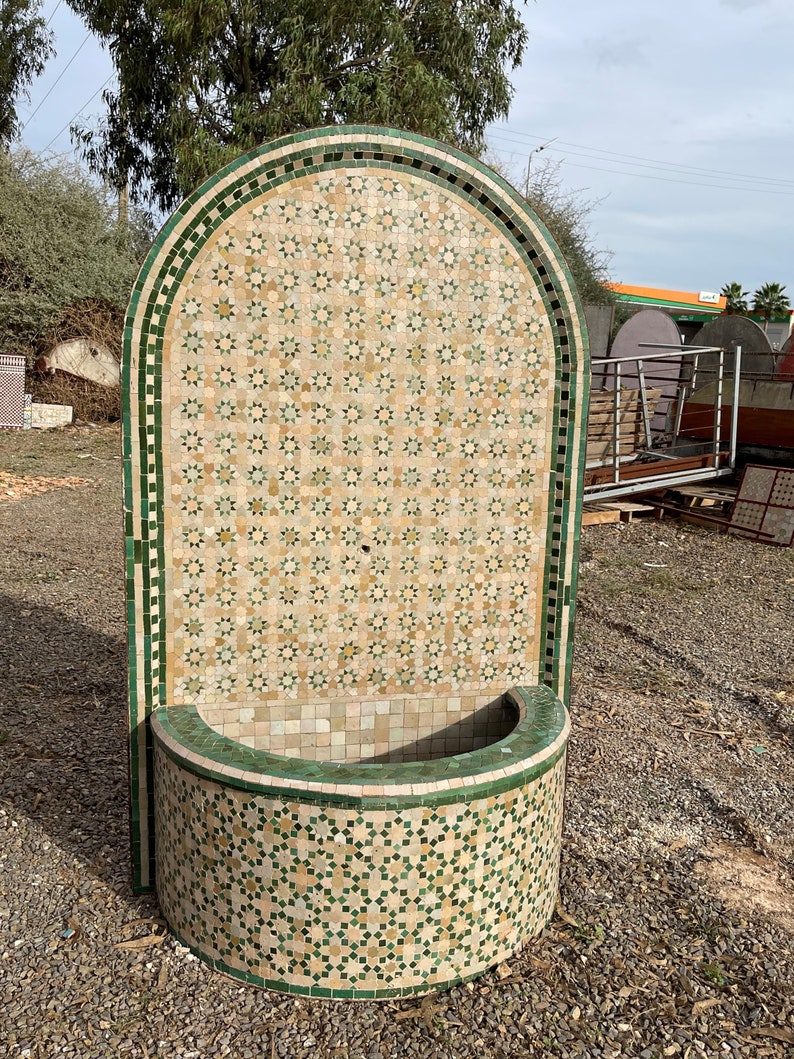 Moroccan Berber Ceramic Handcraft Wall Fountain Classic - Etsy