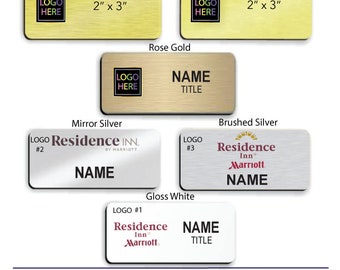 Oval New Logo Name Badge With Frame - Etsy