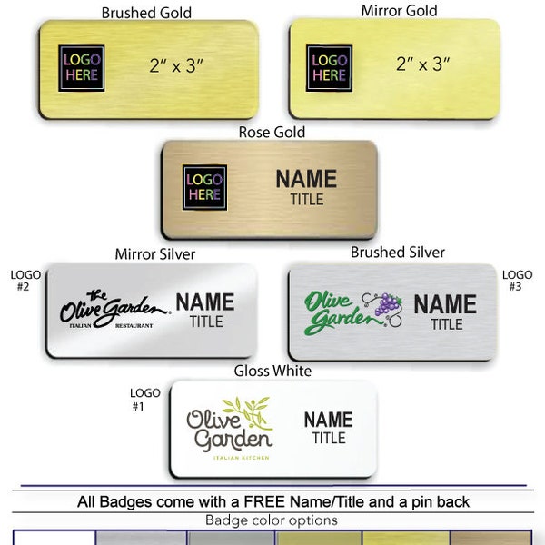 Olive Garden Name Tag - Etsy
