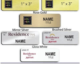 Oval New Logo Name Badge With Frame - Etsy