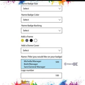 2" X 3" KFC Employee Name Badge - Etsy