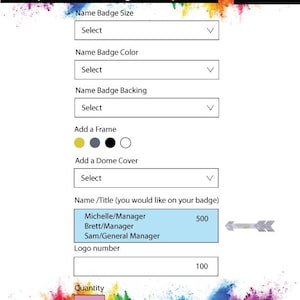 1" X 3" Chipotle Employee Name Badge - Etsy