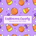 Halloween Candy Purple Seamless Pattern - Cute Spooky Fantasy Instant ...