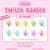 Animated Flower Twitch Emotes 8 Pack Cute Rainbow Flower Emotes ...
