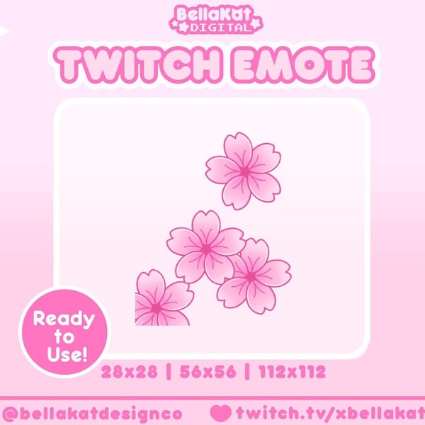 Twitch Cherry Blossom Emotes - Etsy Canada
