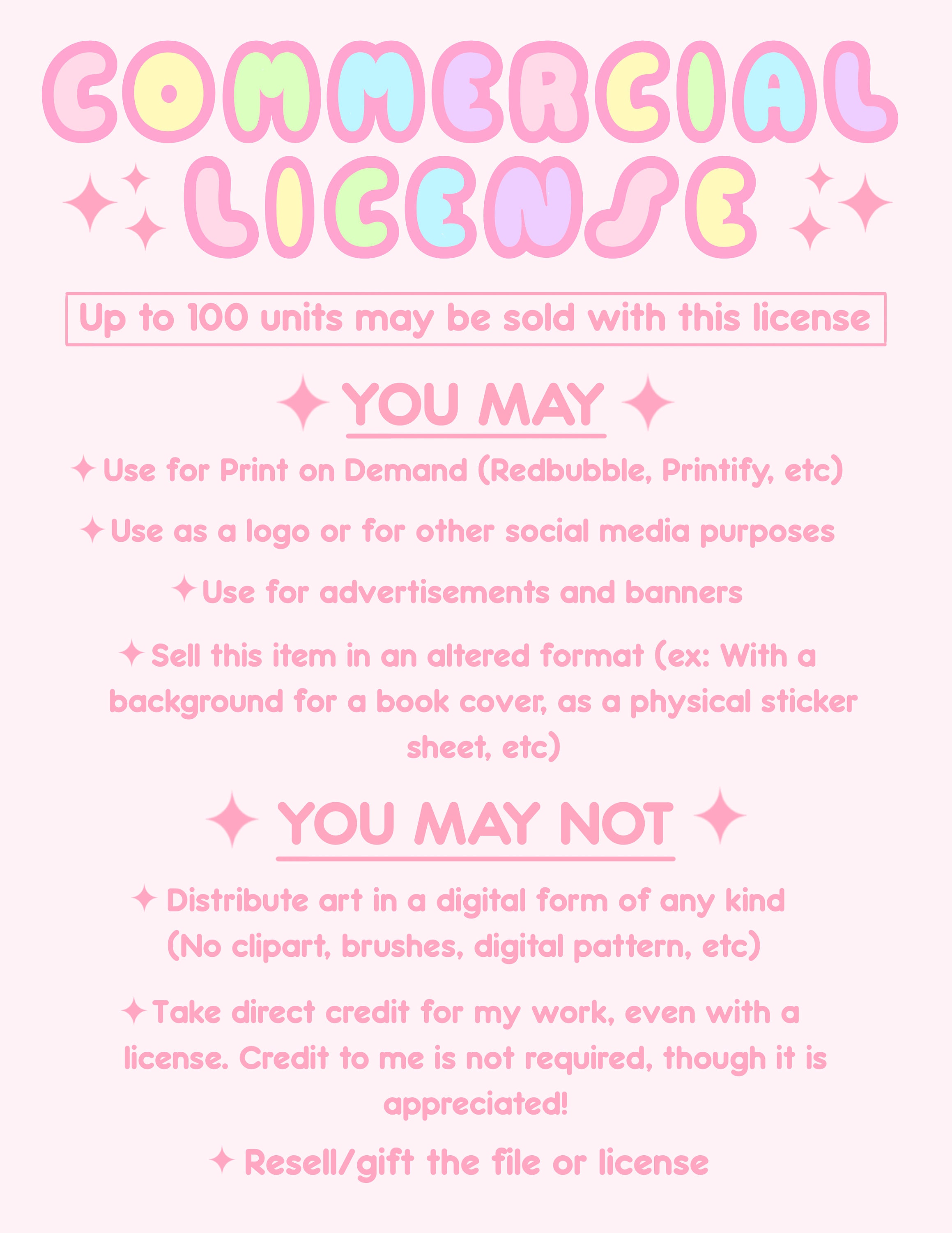 Basic Commercial License for One Design - Digital Illustration ...