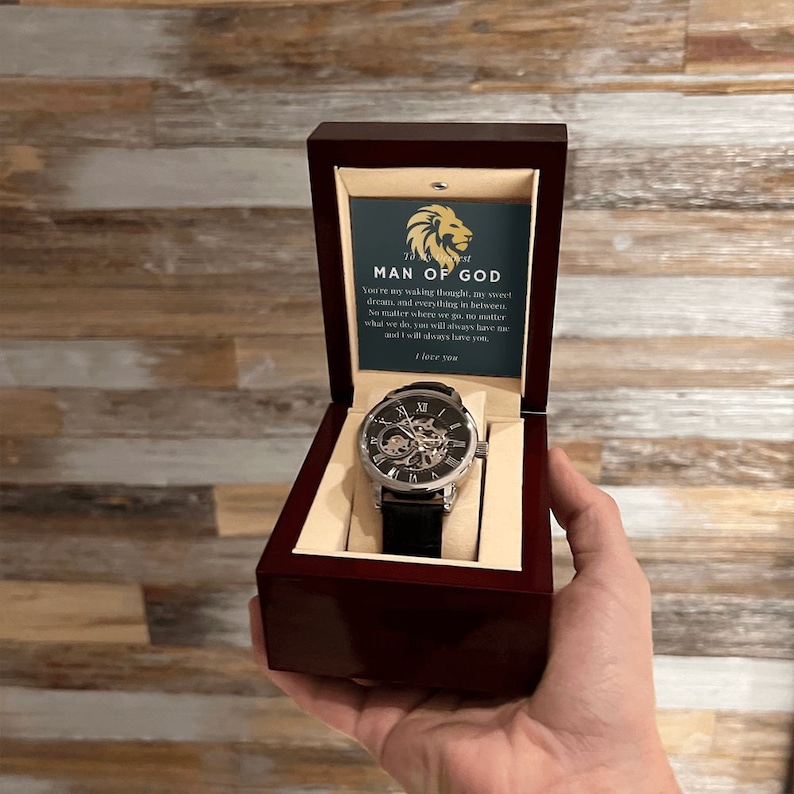 Fathers Day Christian Watches - Man of God Watch - Man Religious Watch ...