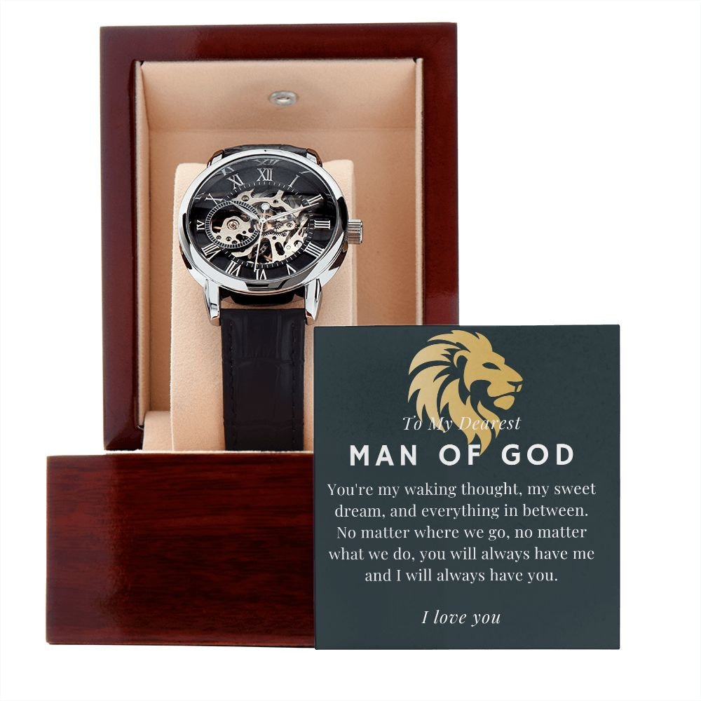 Fathers Day Christian Watches - Man of God Watch - Man Religious Watch ...