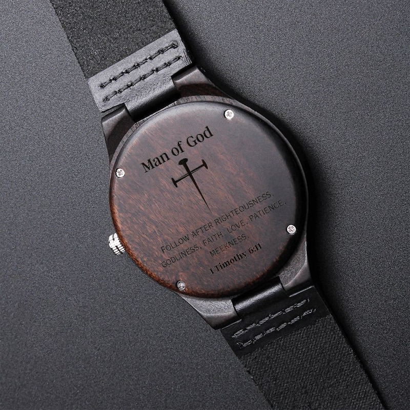 Wooden Watch Bible Verse - Etsy