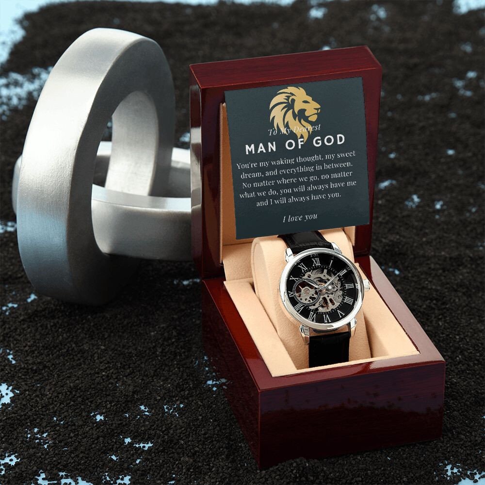 Fathers Day Christian Watches - Man of God Watch - Man Religious Watch ...