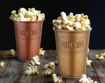 Metal Popcorn Container - Etsy