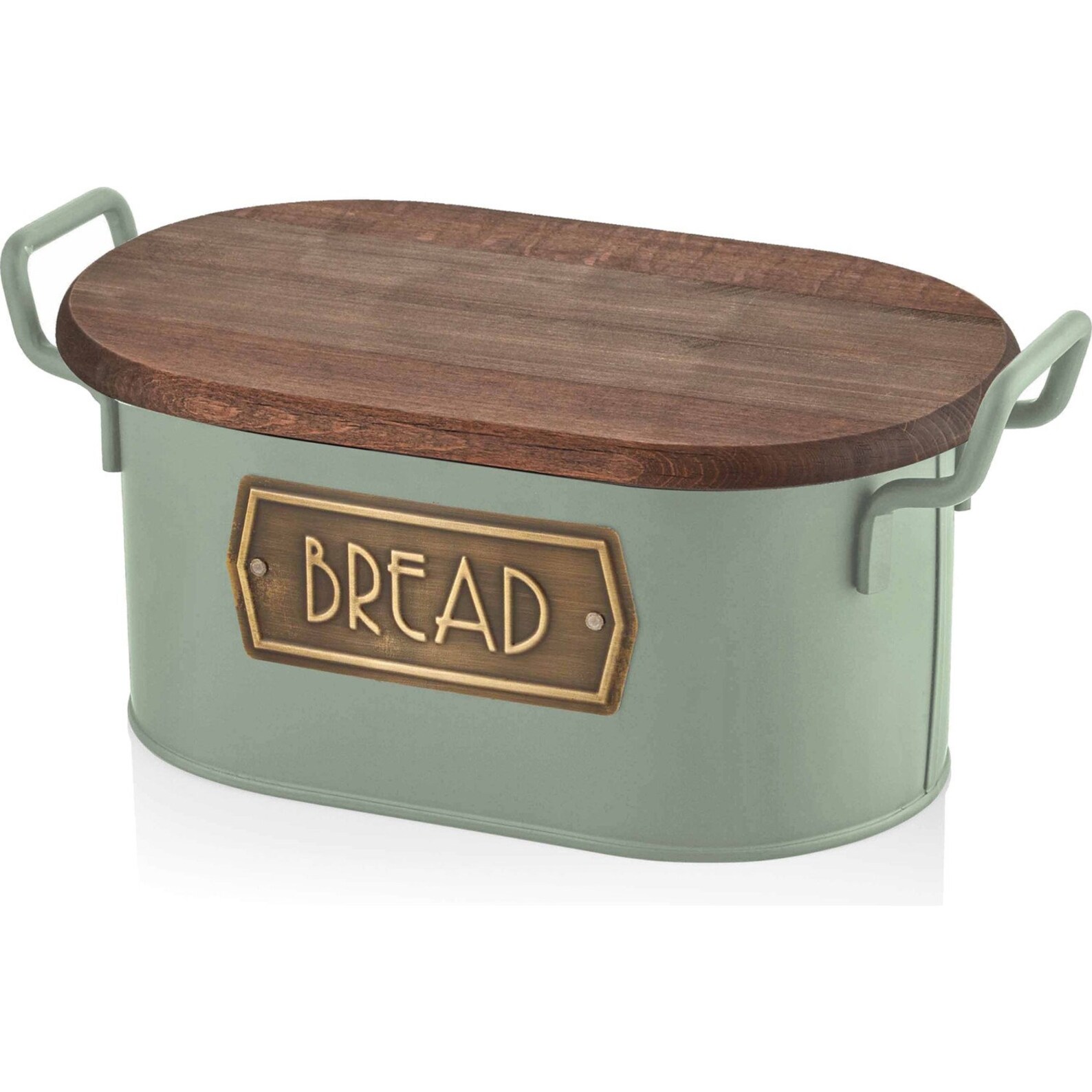 Bread Box, White Wood Kitchen, Modern Designed Bread Box, Bread Storage ...