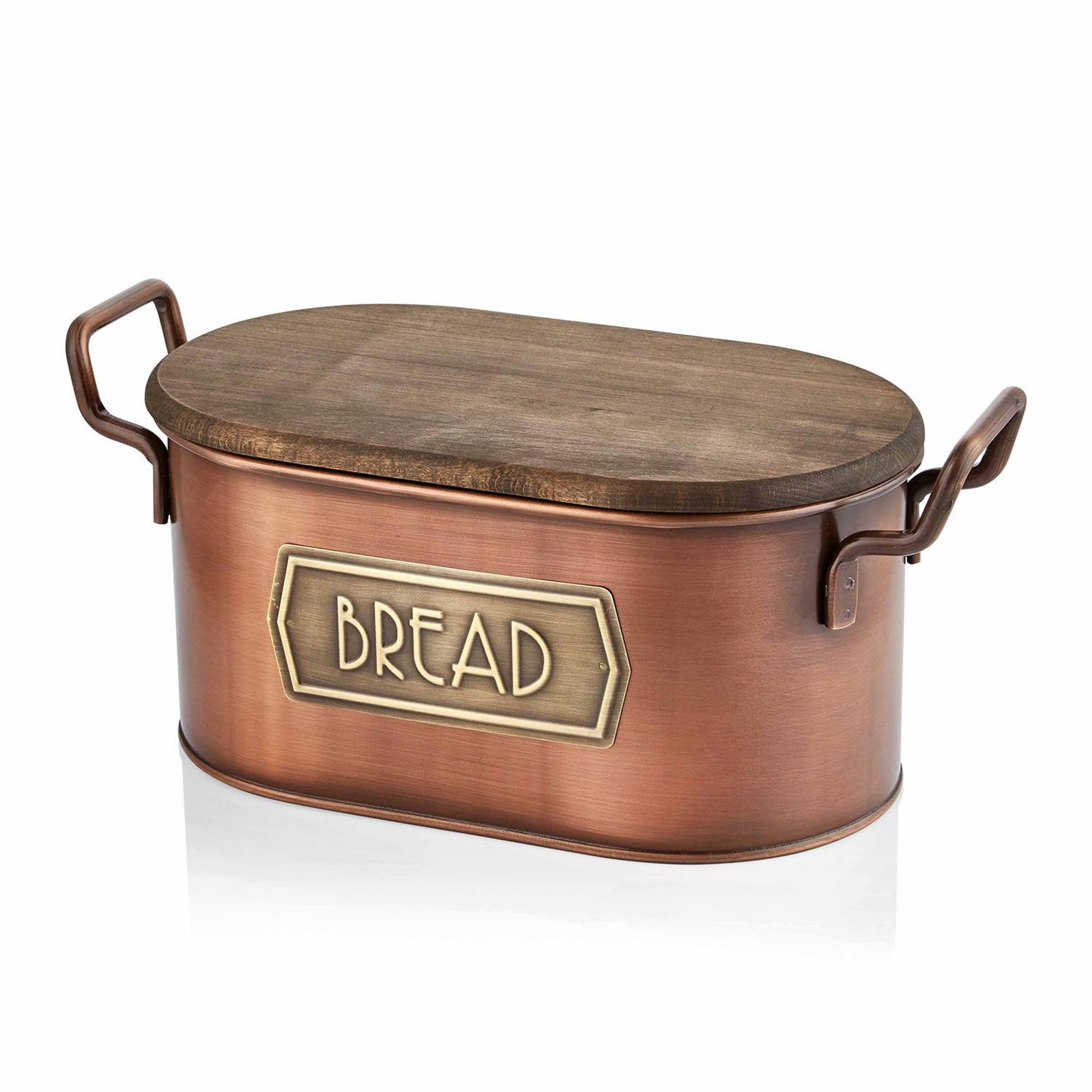 Bread Box, White Wood Kitchen, Modern Designed Bread Box, Bread Storage ...