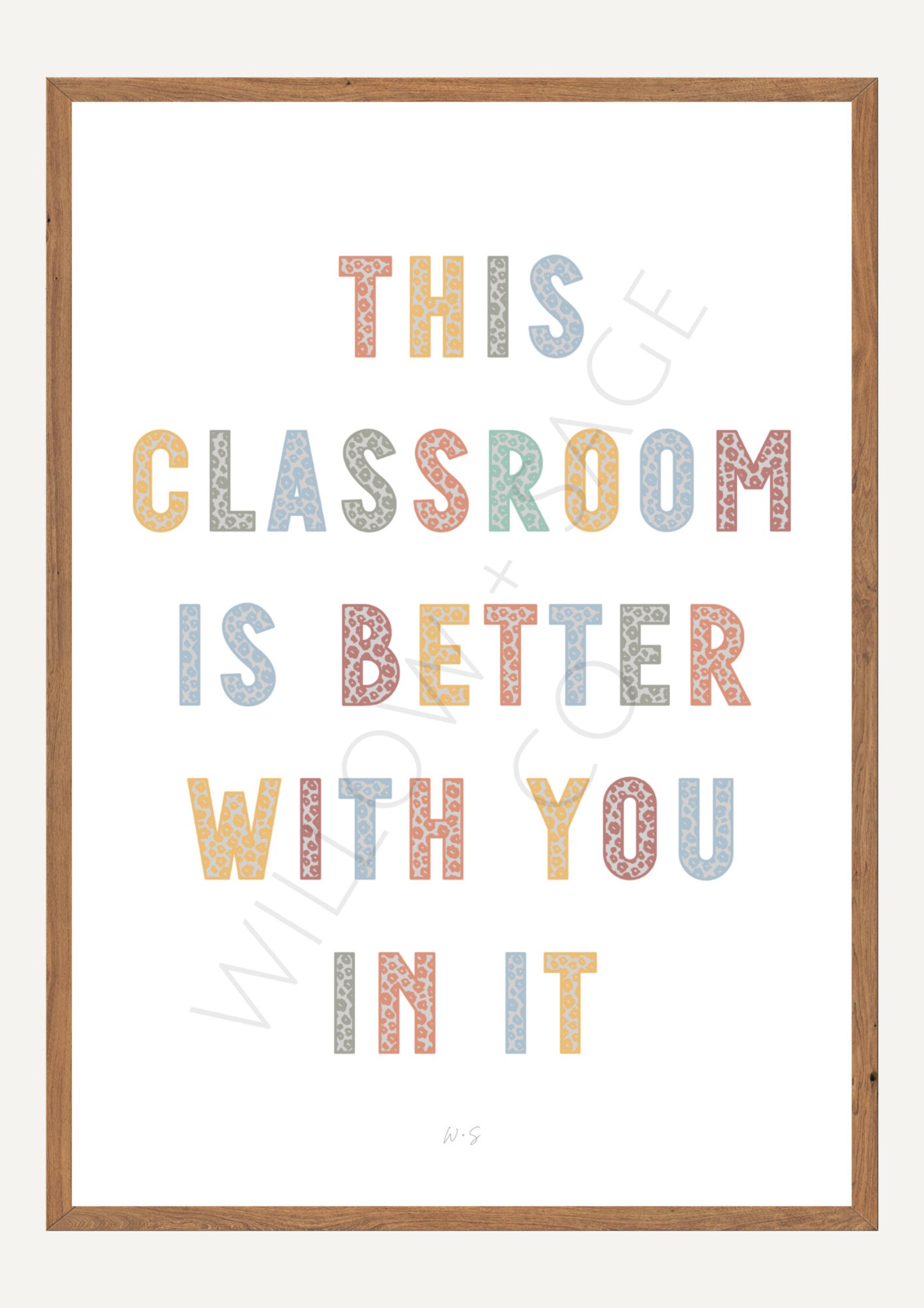 This Classroom is Better With You Print | Classroom Teaching ...