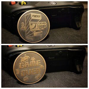 Solid Brass Arcade Game Over Coin, EDC Coin, Challenge Coin, 40mm Coin ...