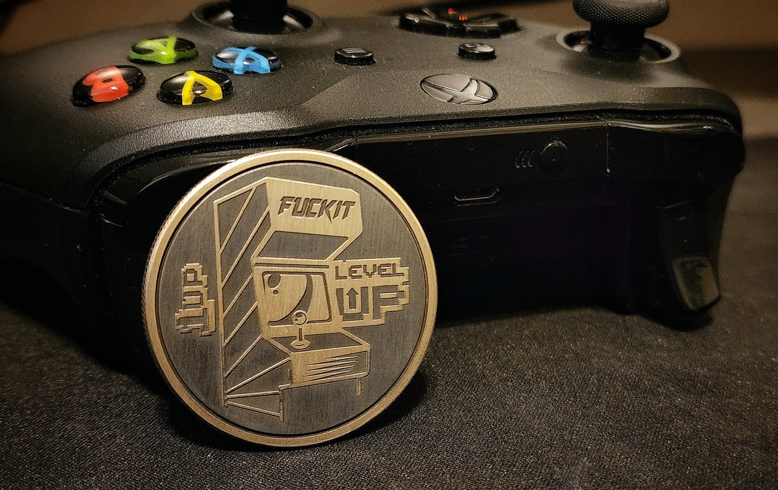 Solid Brass Arcade Game Over Coin EDC Coin Challenge Coin - Etsy