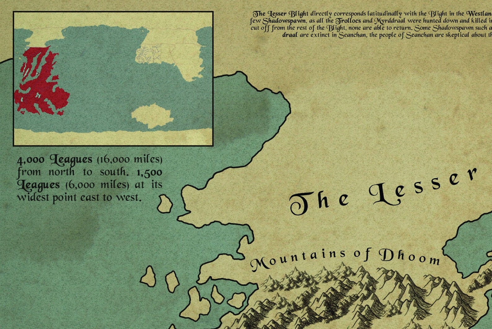 Wheel of Time Map of Seanchan Detailed Digital Download | Etsy