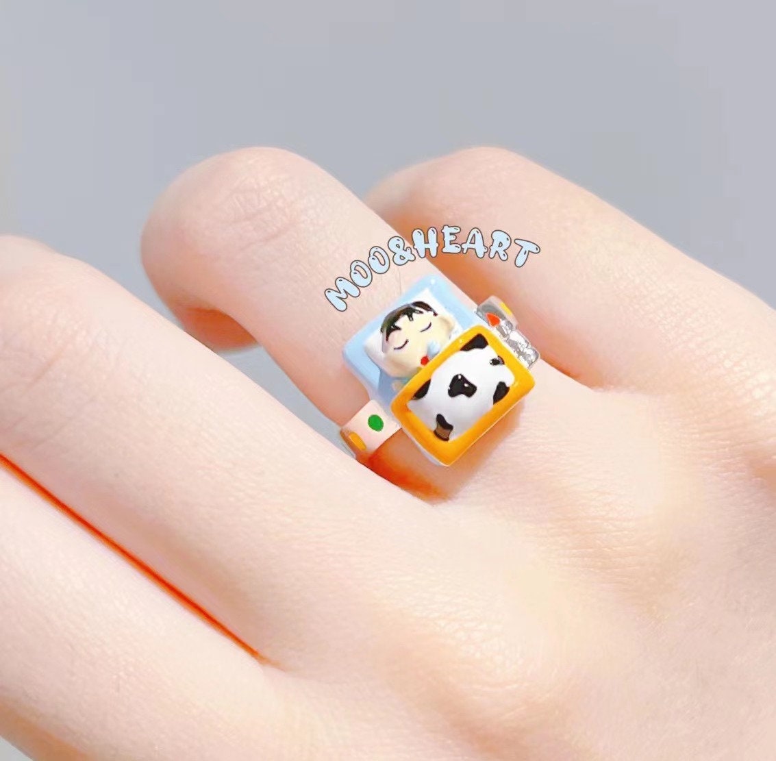 Cute Cartoon Ring,y2k Hip-hop,cute Punk Ring, Crayon Shin-chan Kawaii ...