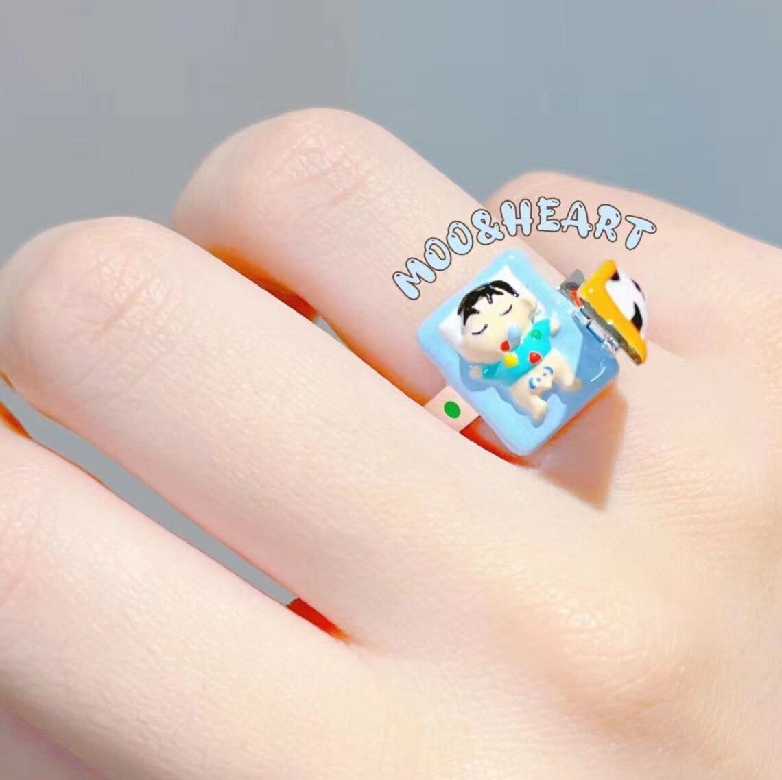 Cute Cartoon Ring,y2k Hip-hop,cute Punk Ring, Crayon Shin-chan Kawaii ...