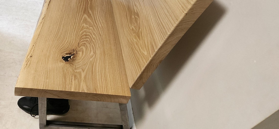 Rugged Live Edge Entryway Bench - Etsy