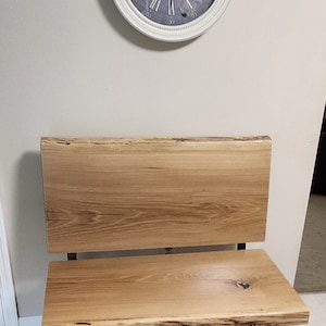 Rugged Live Edge Entryway Bench - Etsy