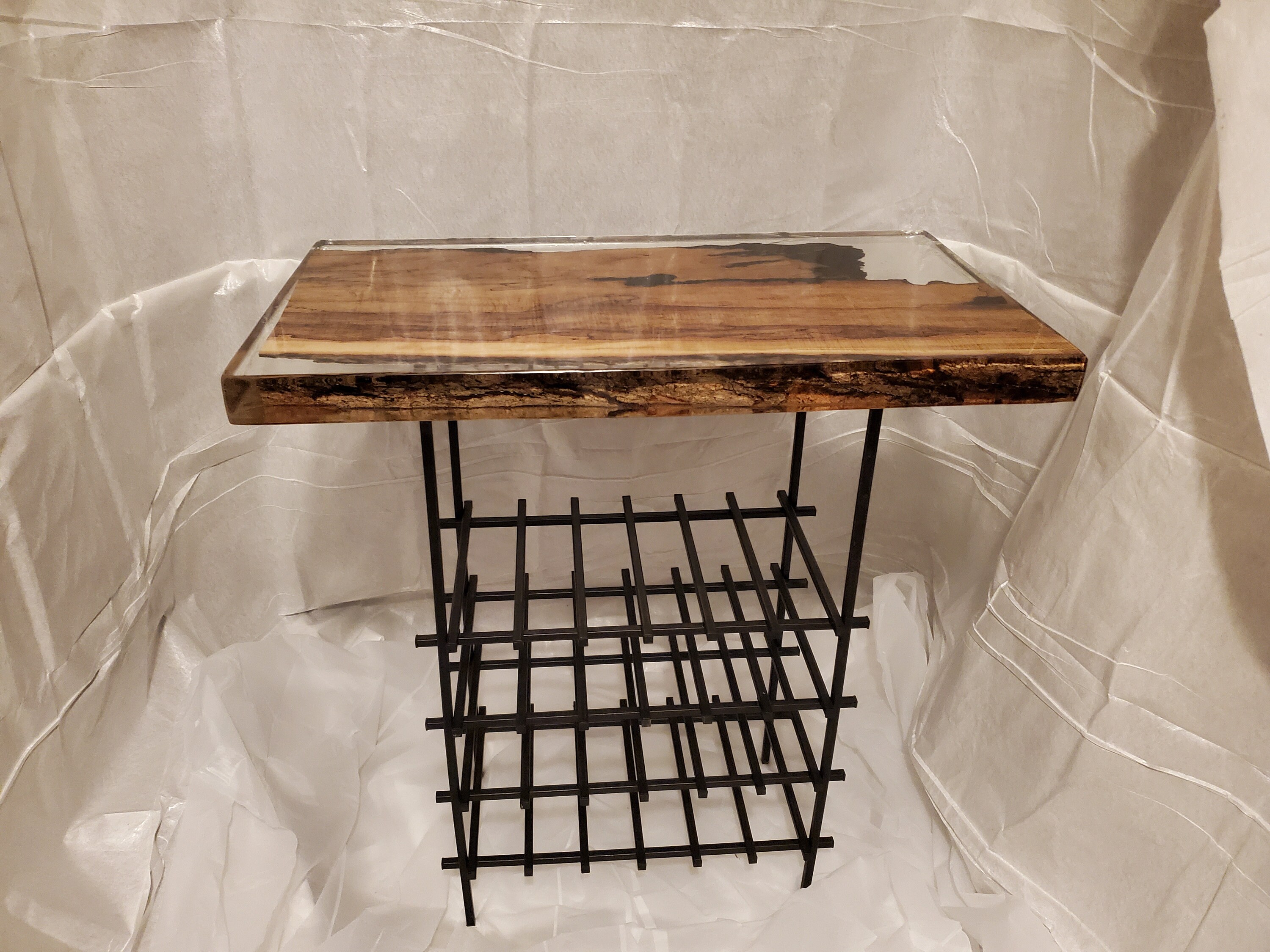 Live Edge Wine Rack - Etsy