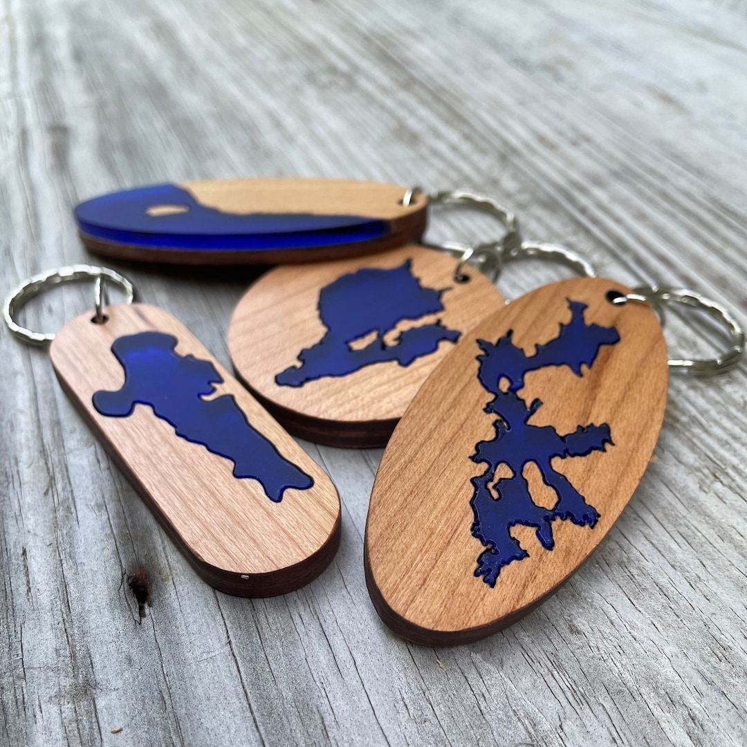 Lake Keychain - Etsy