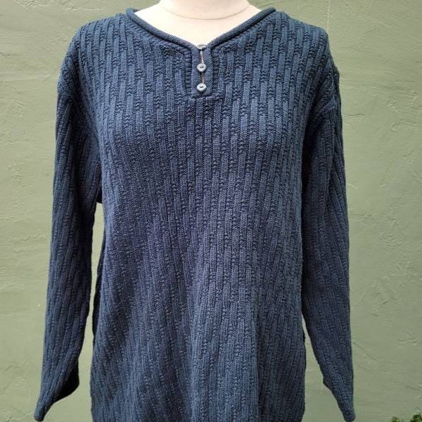 S Vintage railroad Station, Creme Pointelle Open Knit, Trumpet Sleeved ...
