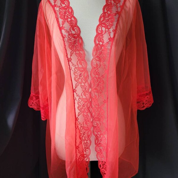 Sheer Negligee - Etsy