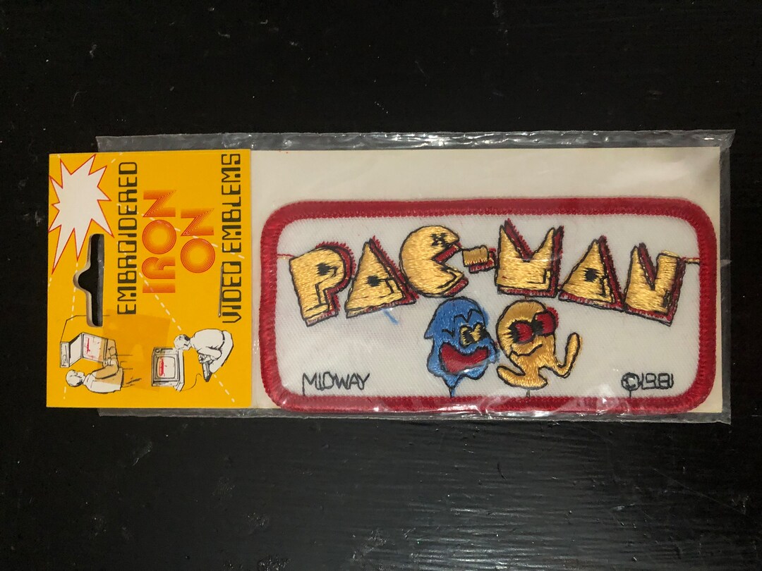 Pac-man Vintage New in Packaging Applique Patch 1981 1980s - Etsy