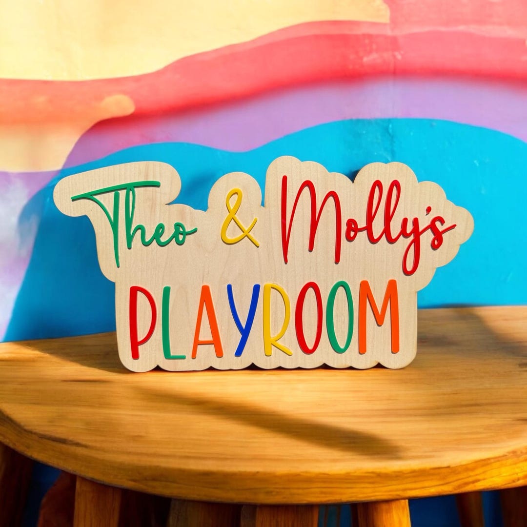 Playroom/room/play Corner Sign for Siblings/boy/girl, Custom Signs ...