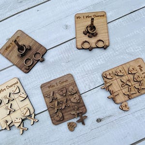 Personalised Table Wedding Games | Unique Wedding Favours | Ring Toss ...