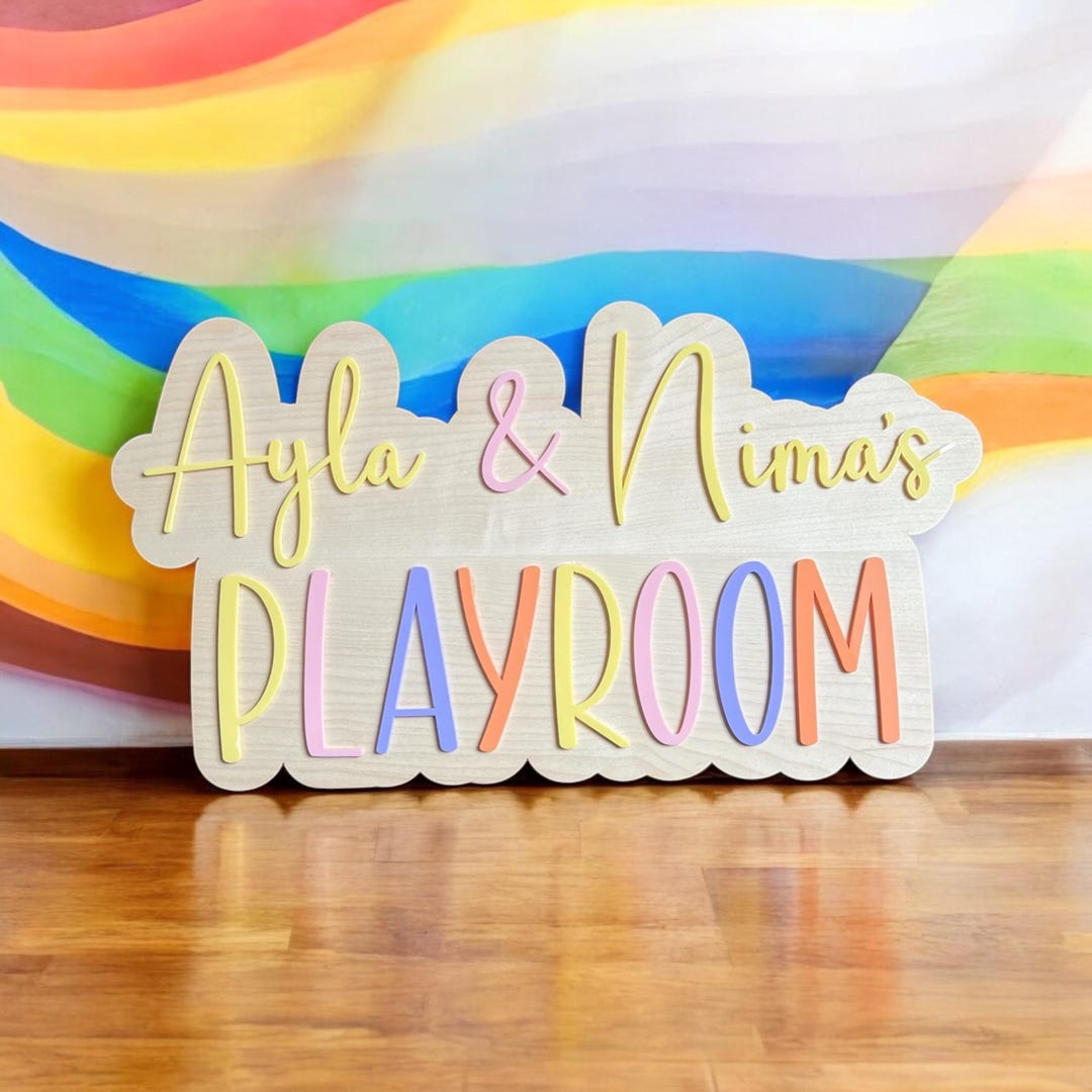 Playroom/room/play Corner Sign for Siblings/boy/girl, Custom Playroom ...
